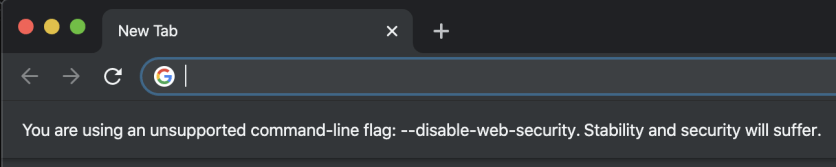 Disable web security in Chrome – Olrichs.com